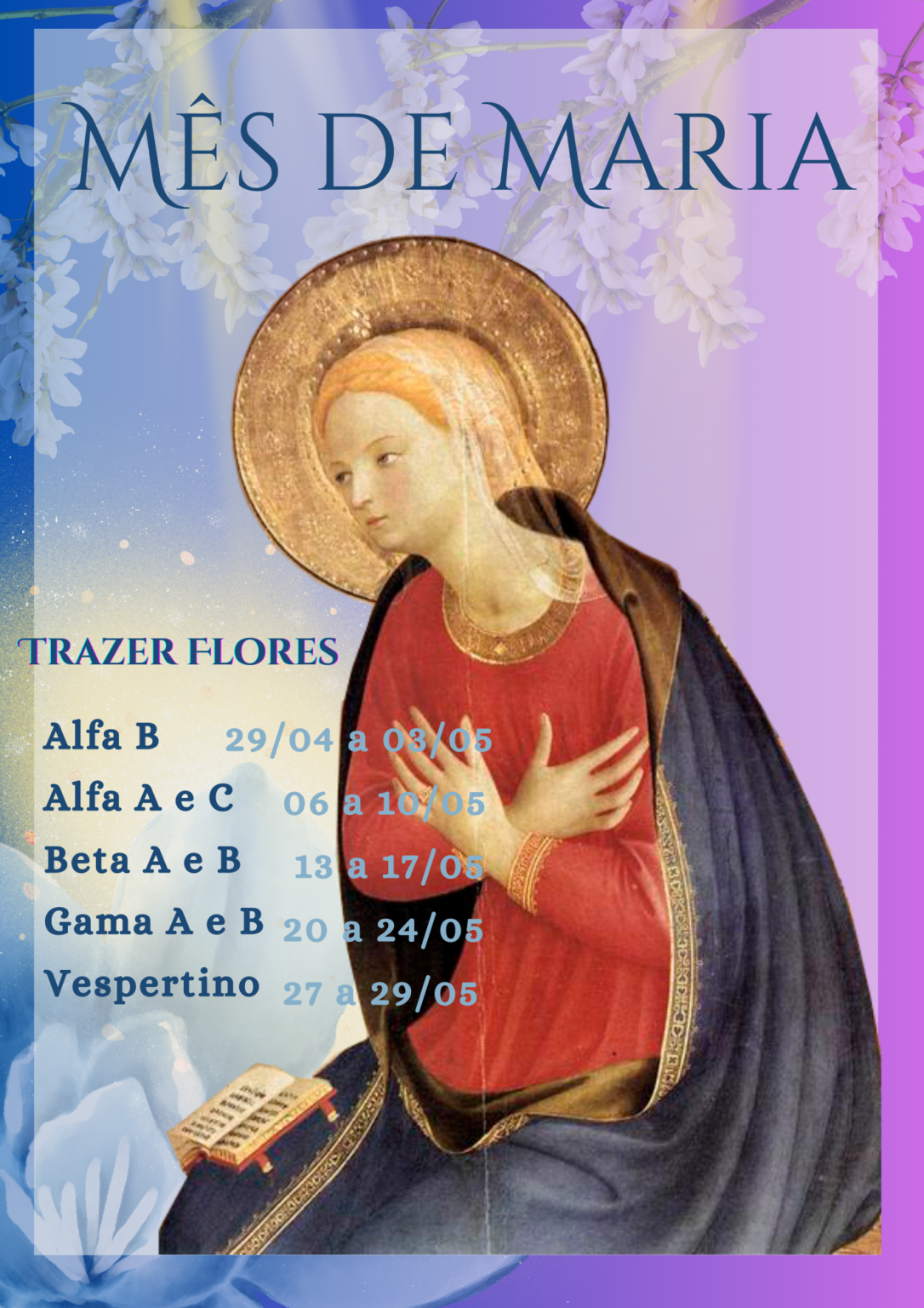 Maio Mês de Maria – Colégio São Mauro